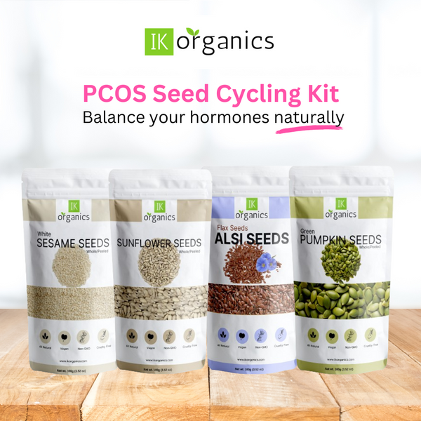 PCOS Seed Cycling Kit | Natural Treatment for Fertility & Hormonal ...